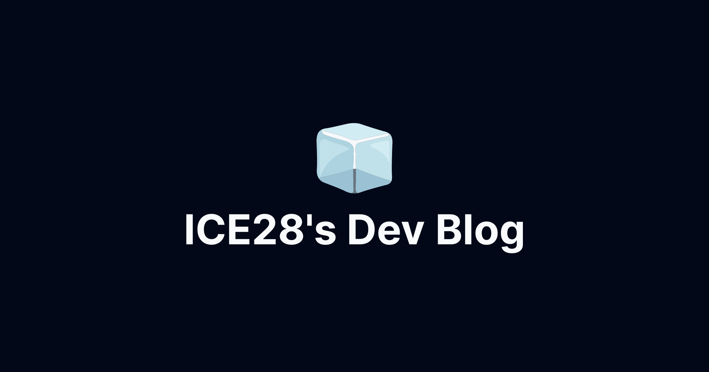 Ice28's Dev Blog